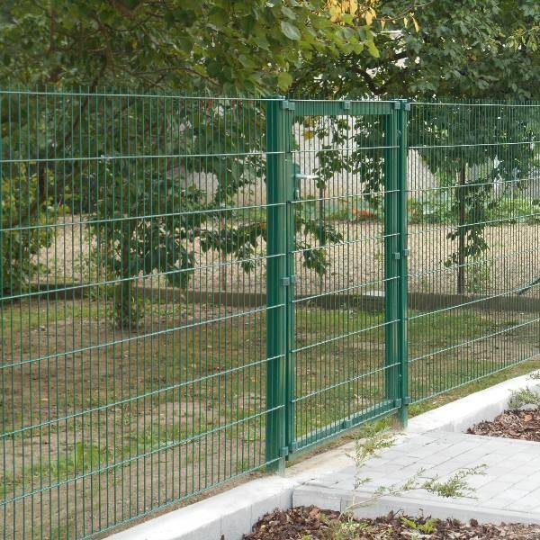 Zváraný plotový panel 2D poplastovaný zelený drôt 6,0 / 5,0 mm PVC ...